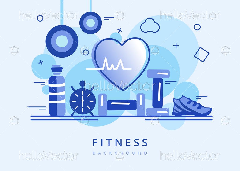 Healthy lifestyle graphic design - Vector illustration - Download ...