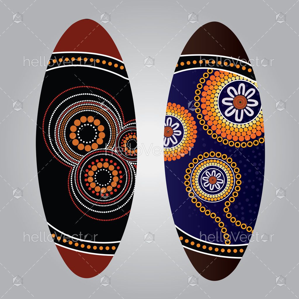 Aboriginal shield (Vector art) - Download Graphics & Vectors