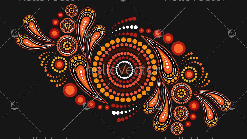 Dot art background - Vector Illustration - Download Graphics & Vectors