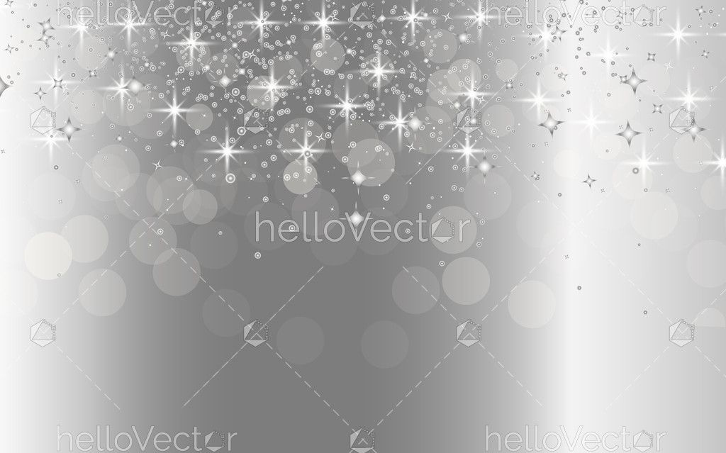 Silver bokeh background vector - Download Graphics & Vectors