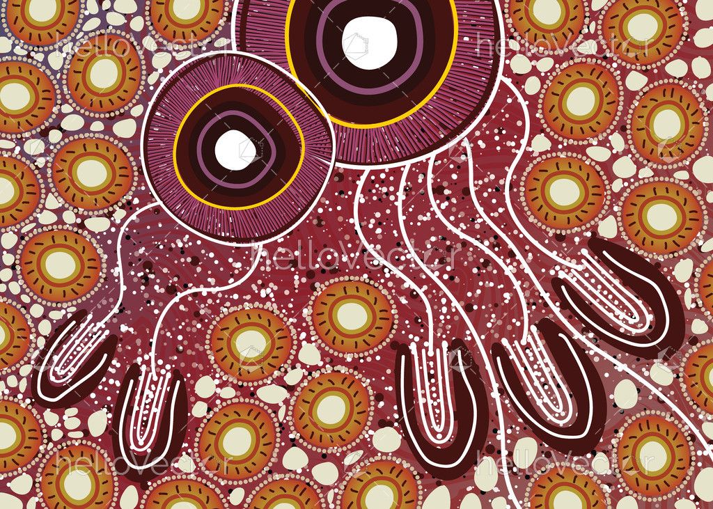 Aboriginal art background - Download Graphics & Vectors