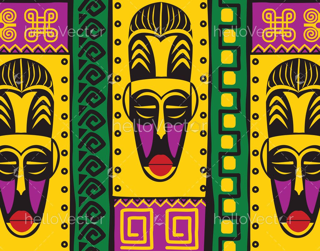 African art vector background - Download Graphics & Vectors