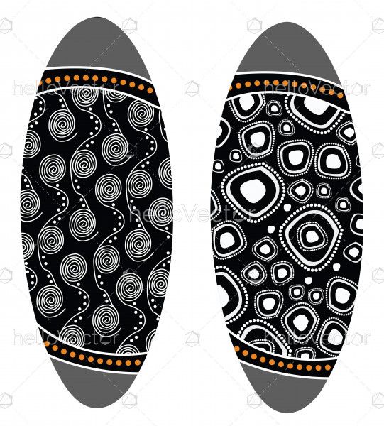 Aboriginal shield (Vector art). - Download Graphics & Vectors