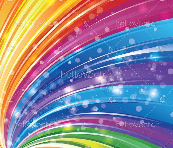 Abstract shiny rainbow background - Download Graphics & Vectors