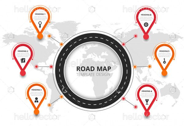 Navigation Infographic For Business - Download Graphics & Vectors