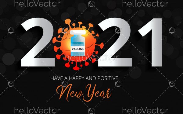 Happy and safe new year 2021 background - Download Graphics & Vectors