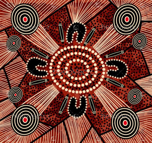 Indigenous Art Background - Download Graphics & Vectors