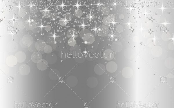 Silver bokeh background vector - Download Graphics & Vectors