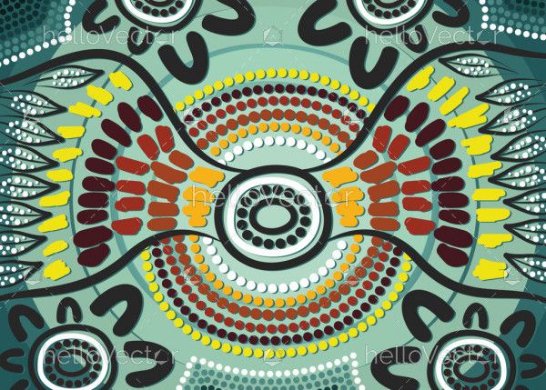Vector aboriginal design - Download Graphics & Vectors