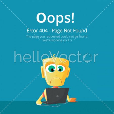 Broken robot - Vector Illustration - Download Graphics & Vectors