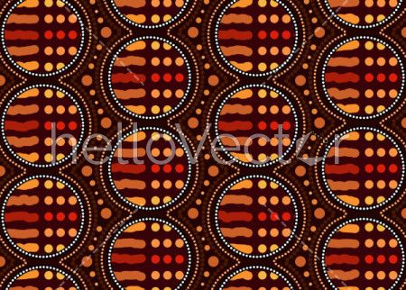 Brown aboriginal style seamless pattern background - Download Graphics ...