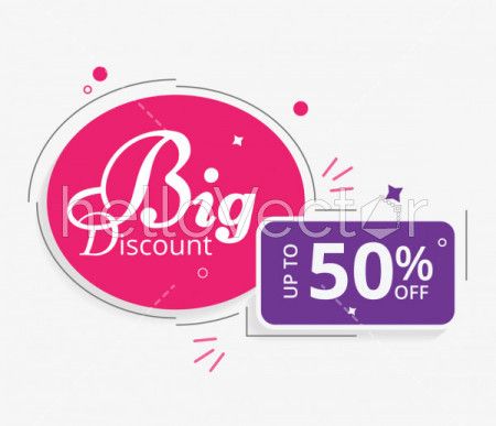 Vector illustration of modern advertise offer banner. - Download ...