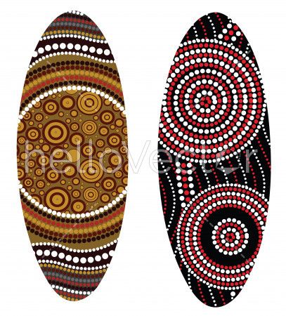 Aboriginal shield (Vector art). - Download Graphics & Vectors
