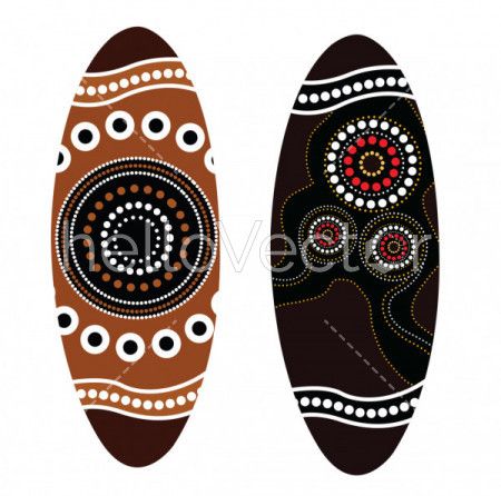 Aboriginal shield (Vector art). - Download Graphics & Vectors