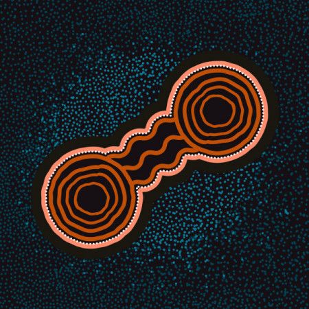 Aboriginal art background - Running Water Symbol - Download Graphics ...