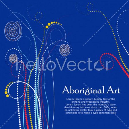 Indigenous design brochure template - Download Graphics & Vectors