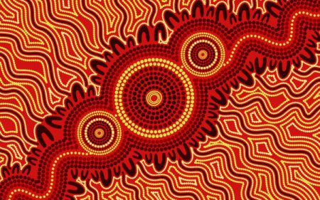 Aboriginal design vector background - Download Graphics & Vectors