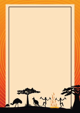 Indigenous Art Frame Illustration - Download Graphics & Vectors