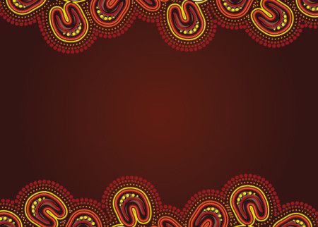 Printable Aboriginal Border - Illustration - Download Graphics & Vectors