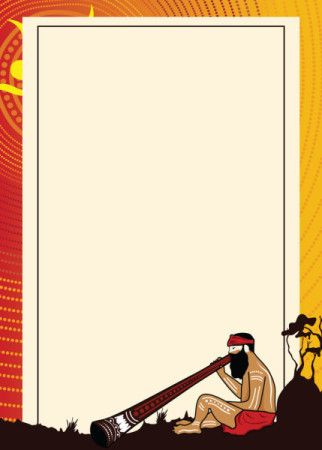 Printable Aboriginal Border - Illustration - Download Graphics & Vectors