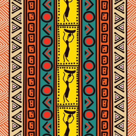 African Seamless Pattern - Vector - Download Graphics & Vectors