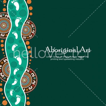 Indigenous design brochure template - Download Graphics & Vectors